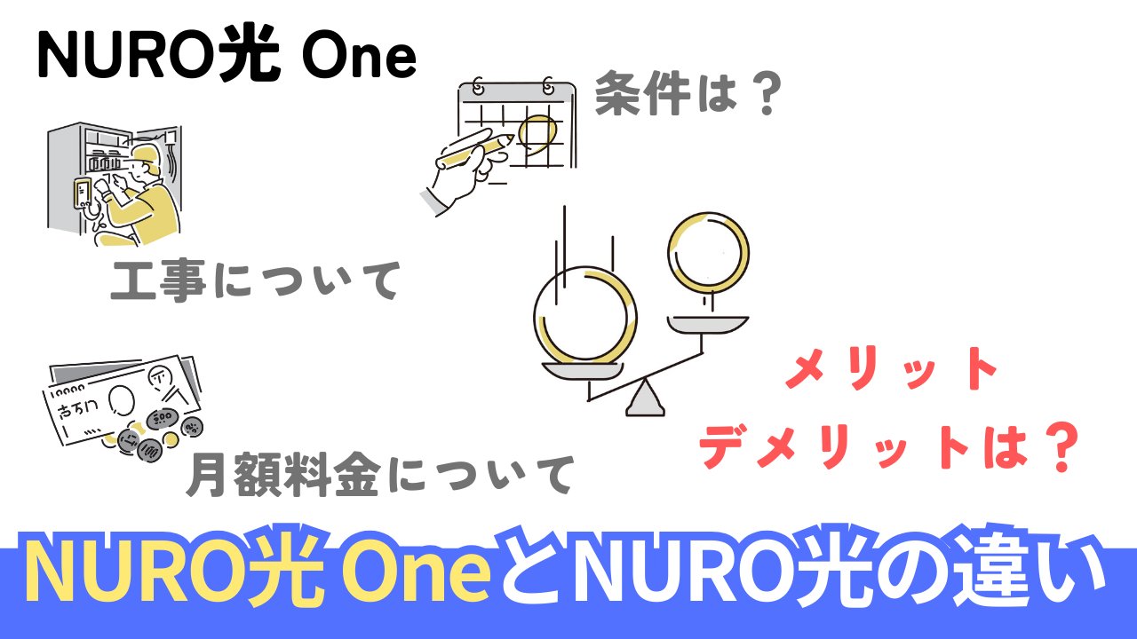 新プランNURO光 Oneは従来のNURO光との違い。開通までの流れとキャンペーン・特典。 | ヒカモバ